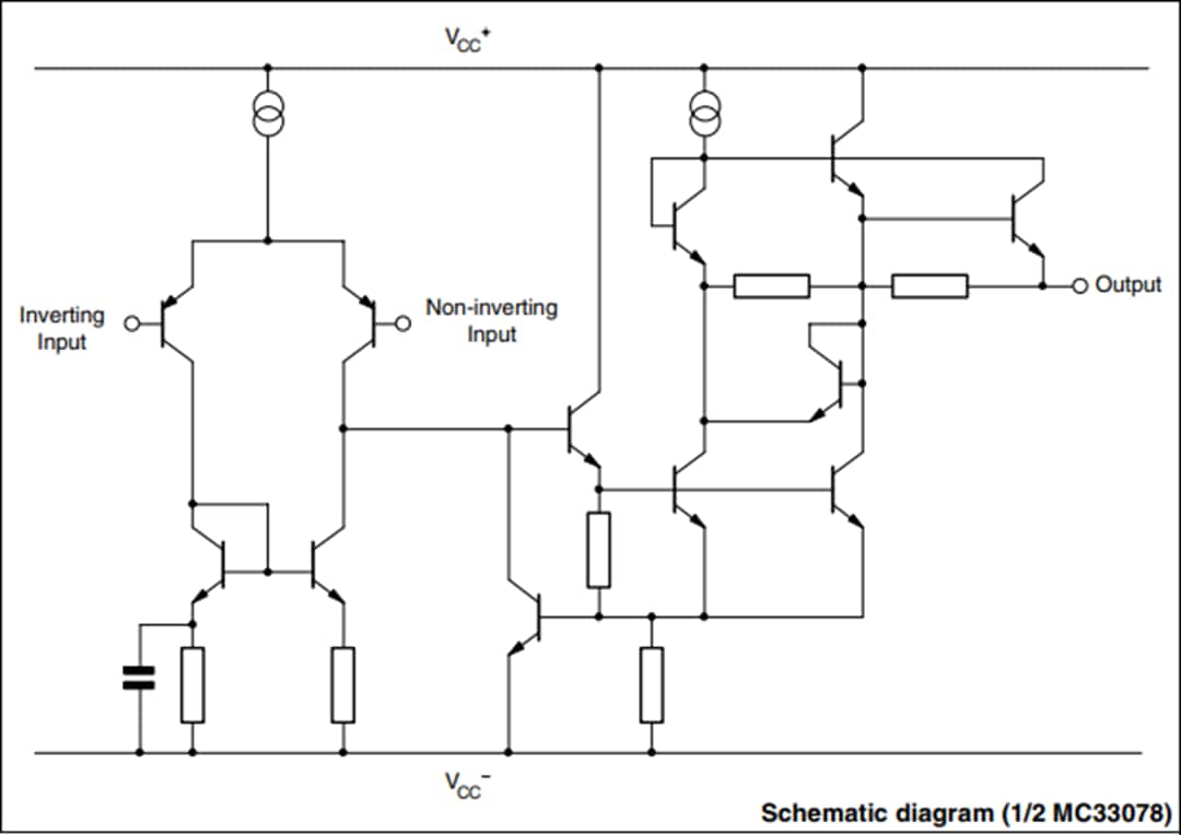 MC33078 Low Noise Dual Operational Amplifiers - STMicro | Mouser