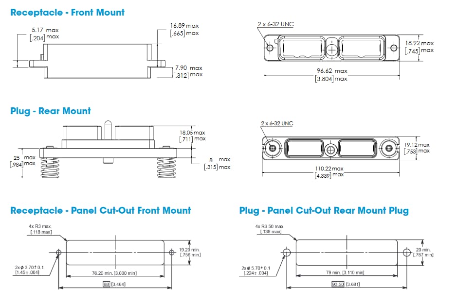C-ENX™ ARINC 810 Galley Connectors - Cinch | Mouser